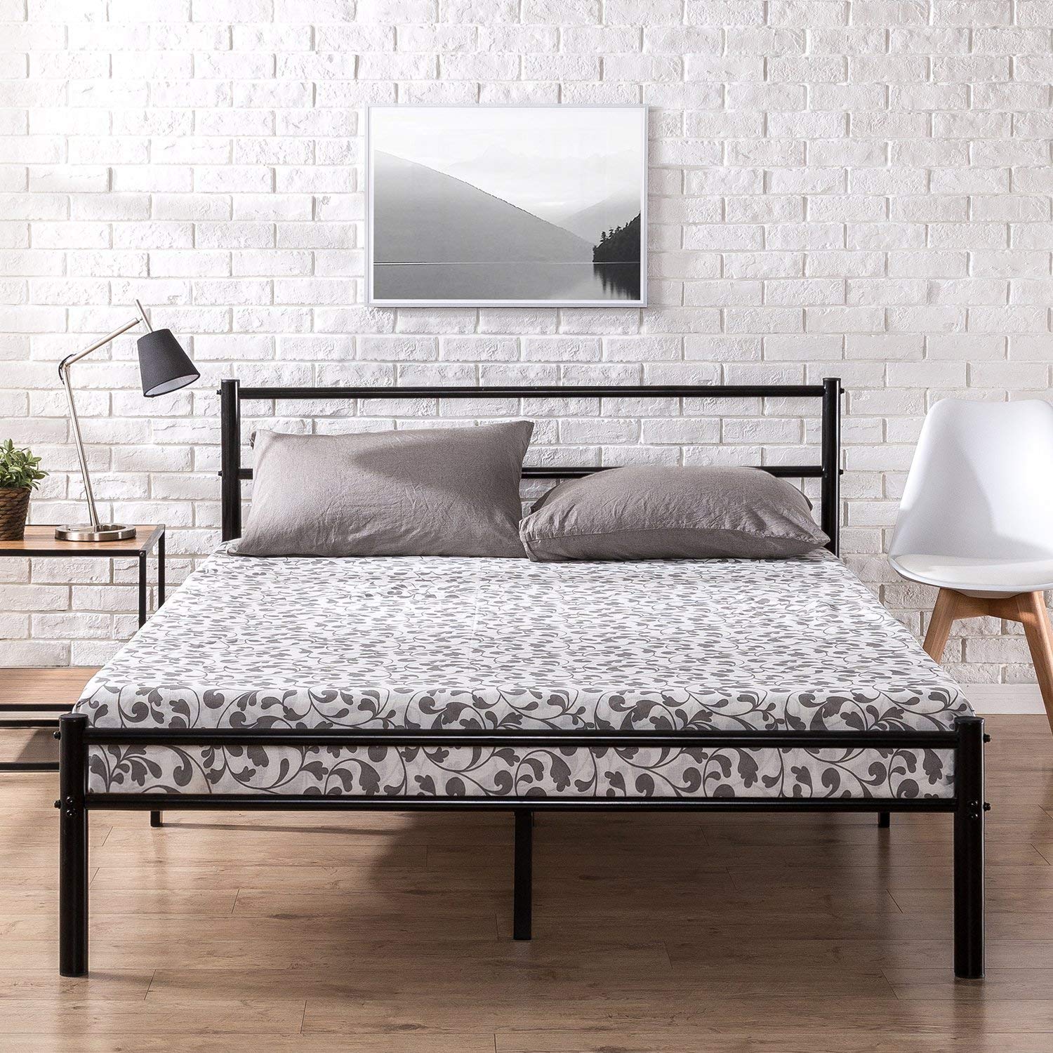 Zinus OLB QLPBHFB 12F Geraldine 12 Inch Black Metal Platform Bed Frame Zinus OLB QLPBHFB 12F Geraldine 12 Inch Black Metal Platform Bed Frame