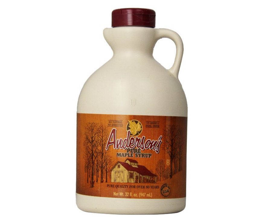 Highly Rated Anderson's Dark Amber Maple Syrup, Grade A, 32 Oz. Only ...