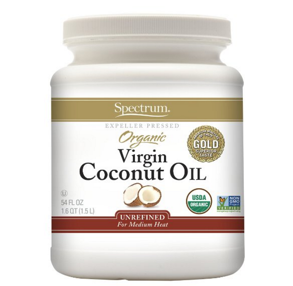 Spectrum Organic Virgin Coconut Oil, Unrefined, 54 Oz. Only $13.93 (Reg ...