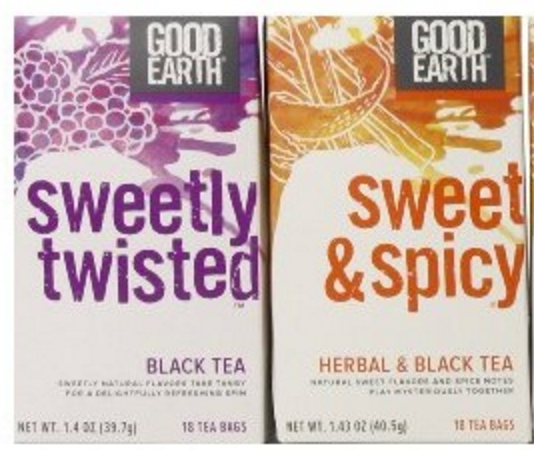 Good Earth Black Tea Variety Pack, 4 Boxes Only $6.81 (Just 12¢ Per Cup ...