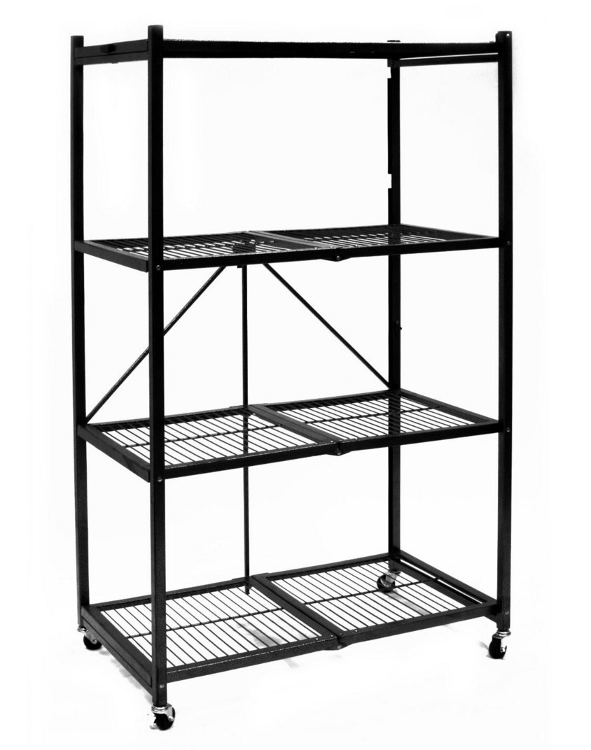 Origami General Purpose 4-Shelf Steel Collapsible Storage Rack Only $84 ...