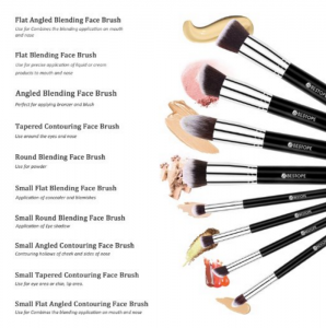 BESTOPE Premium Cosmetics 8-Piece Makeup Brush Set Only $8.99 (Reg. $23 ...