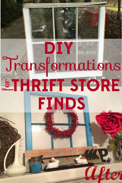 Thrift Store Finds + DIY Ideas = Amazing Transformations!