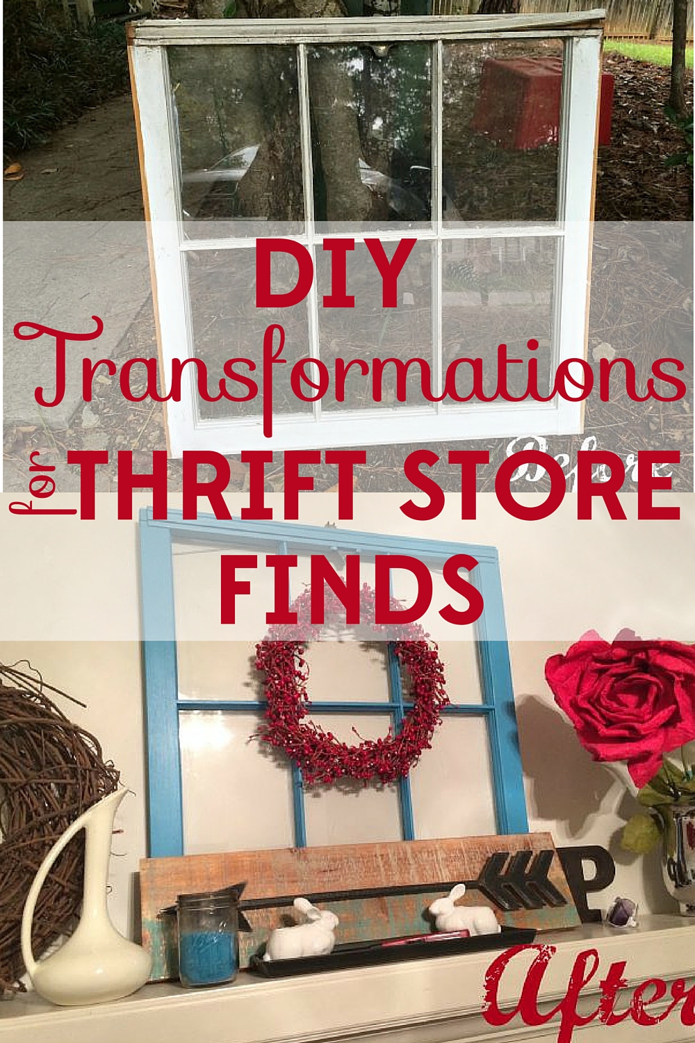 Thrift Store Finds + DIY Ideas = Amazing Transformations!