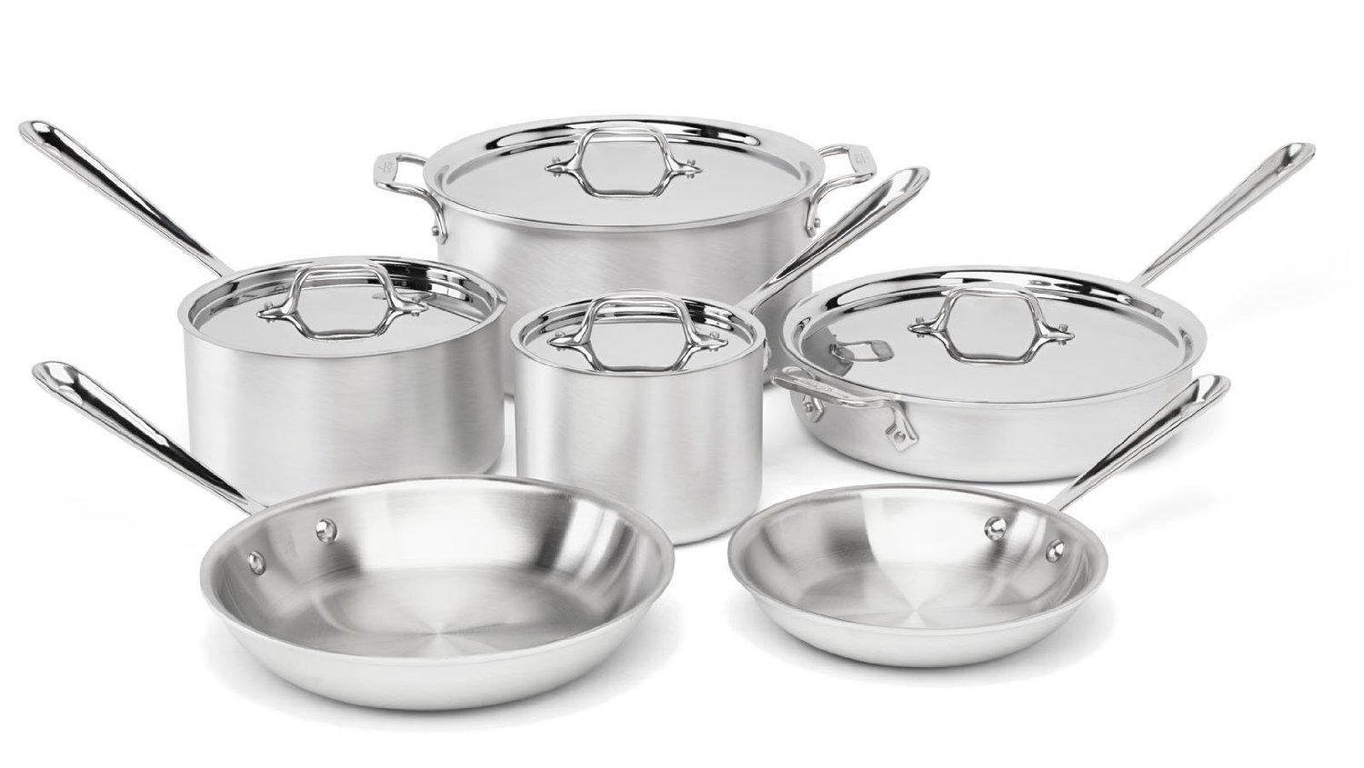 All-Clad Professional Master Chef 2 Stainless Steel Tri-Ply Cookware ...