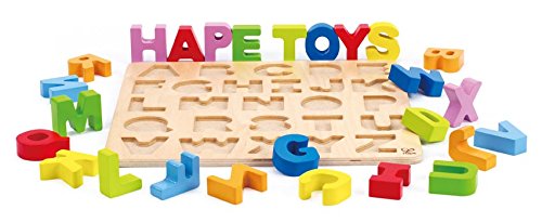 Hape Stand up Alphabet Wooden Puzzle $10.85