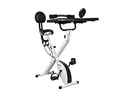 FitDesk v3.0 Desk Bike with Extension Kit, White $199.99