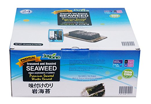 Jayone Seaweed, Roasted and Lightly Salted, 24 Count Only $6.98!