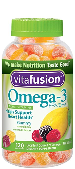 Vitafusion Omega-3 Gummies, 120 Count $5.99