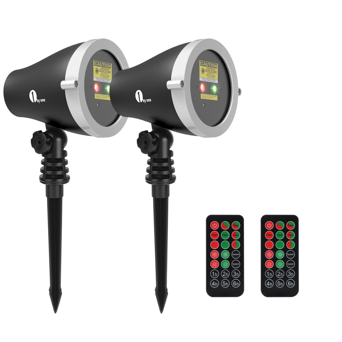 1byone Christmas Outdoor Laser Light Projector with Wireless Remote ...