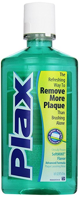 Plax Advanced Formula Plaque Loosening Rinse, Soft Mint, 16 Oz $3.99