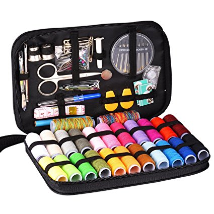 Innocheer Sewing Kit With 97 Sewing Accessories, 24 Spools of Thread ...