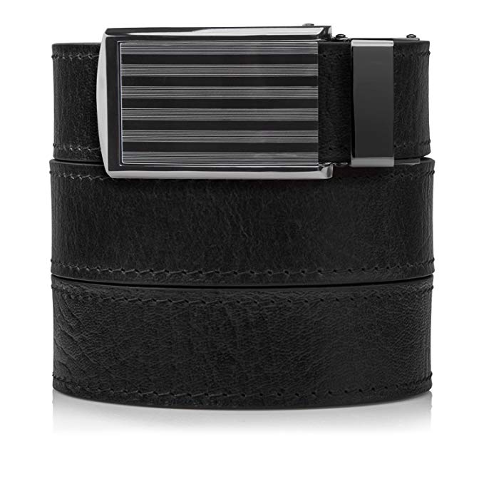 SlideBelts Men's Premium Top Grain Leather Ratchet Belt $46.50