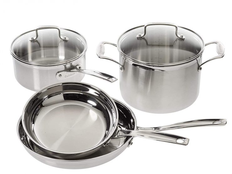 Cuisinart Multiclad Pro Stainless Steel 6-Piece Cookware Set $109.99