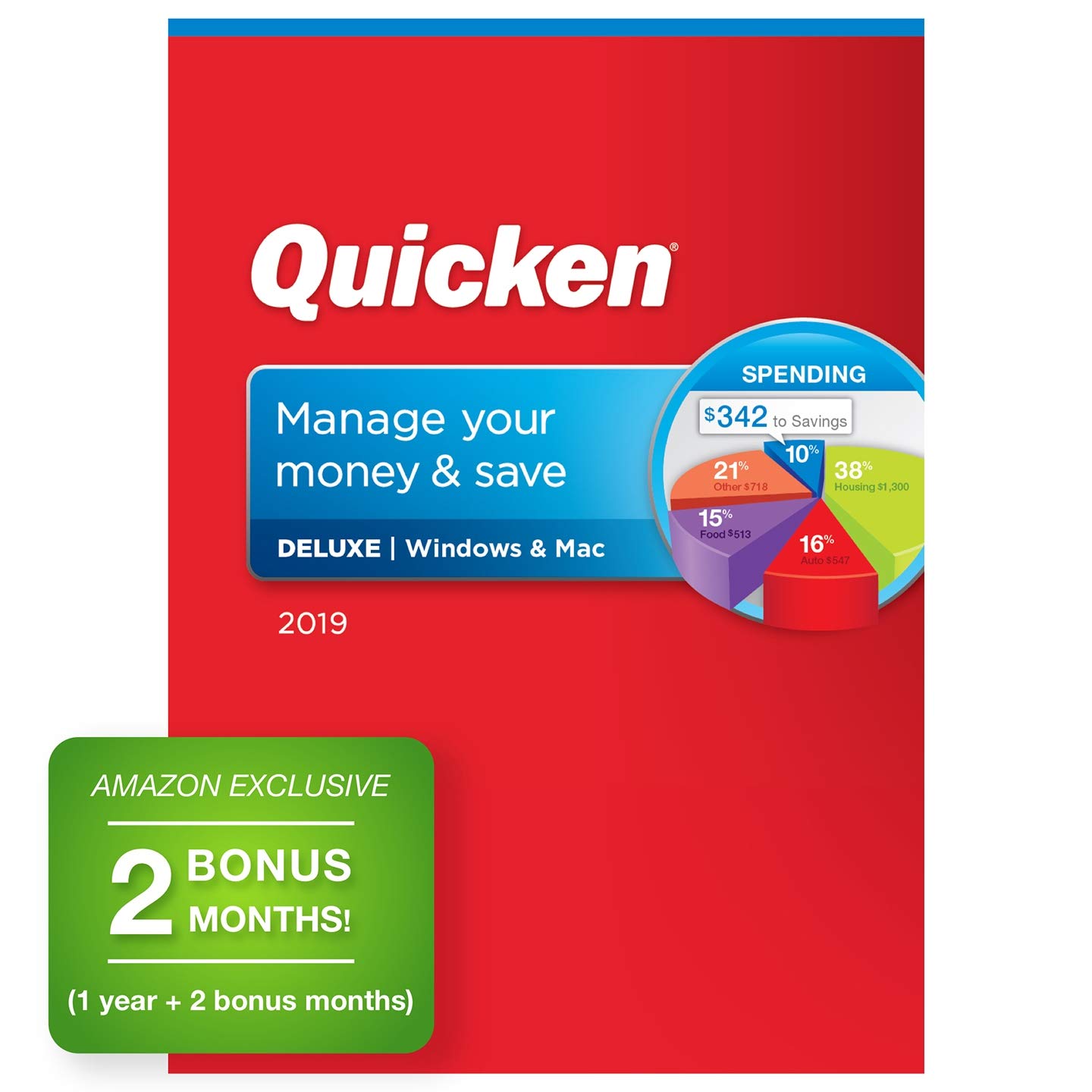 Quicken Deluxe 2019 Personal Finance Software 27 50