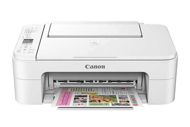 Canon TS3120 Wireless All-in-One Printer, White $39.99