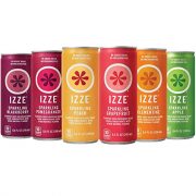 IZZE Sparkling Juice, 6 Flavor Sampler Variety Pack, 8.4oz Cans, 12 ...