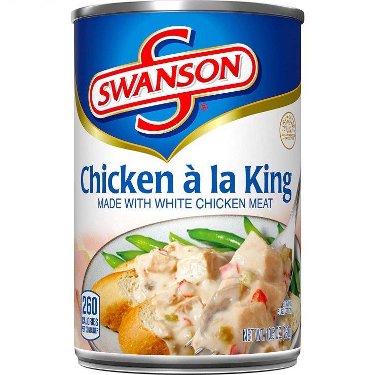 Swanson Chicken á la King Made with White Meat Chicken, 10.5 oz. Can ...
