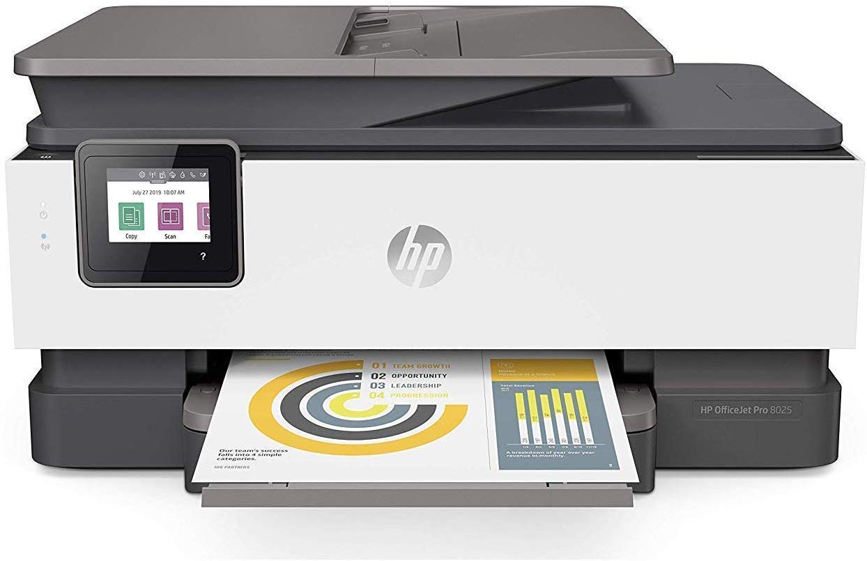 HP OfficeJet Pro 8025 All-in-One Wireless Printer, Smart Home Office ...