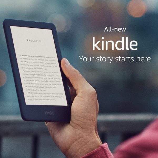 All-new Kindle - Now with a Built-in Front Light - Black - Includes ...