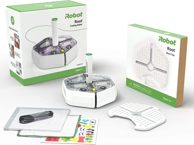 iRobot Root rt0 Coding Robot with Brick Top Holiday Bundle: Programmable STEM Toy for Kids 6 ...