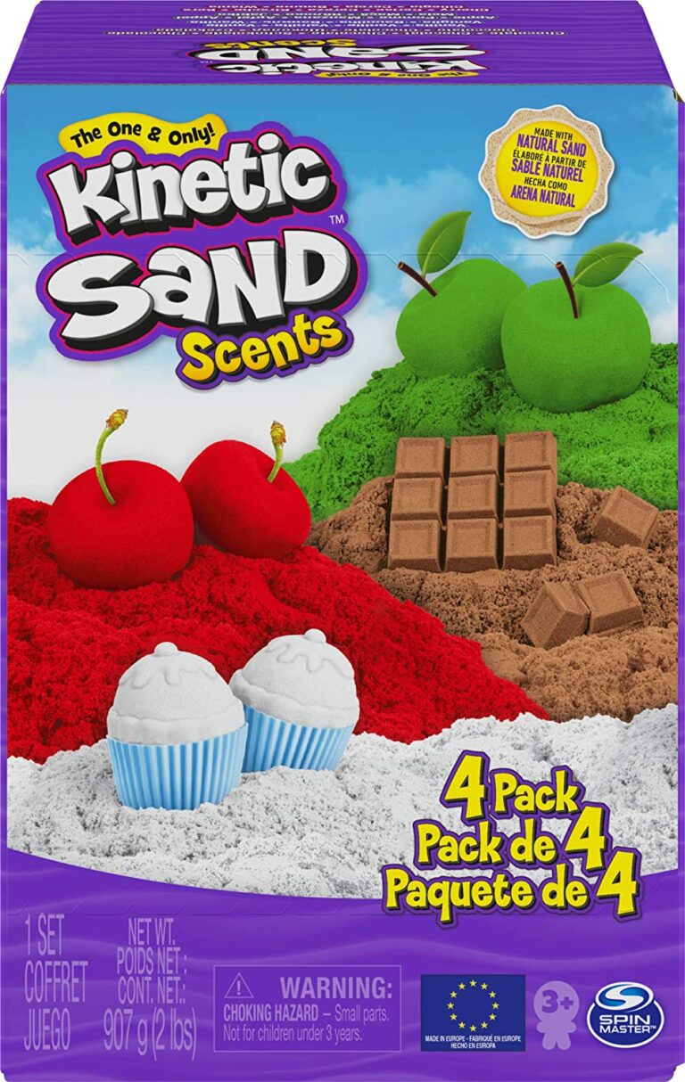 Kinetic Sand Scents, 32oz 4-Pack of Cherry, Apple, Chocolate and ...