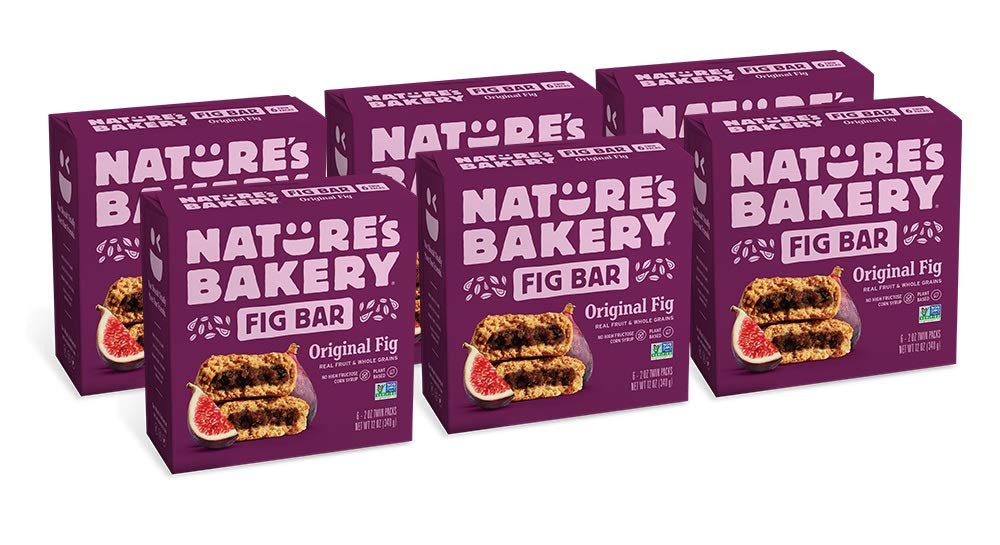 Nature’s Bakery Whole Wheat Fig Bars, Original Fig, Real Fruit, Vegan ...