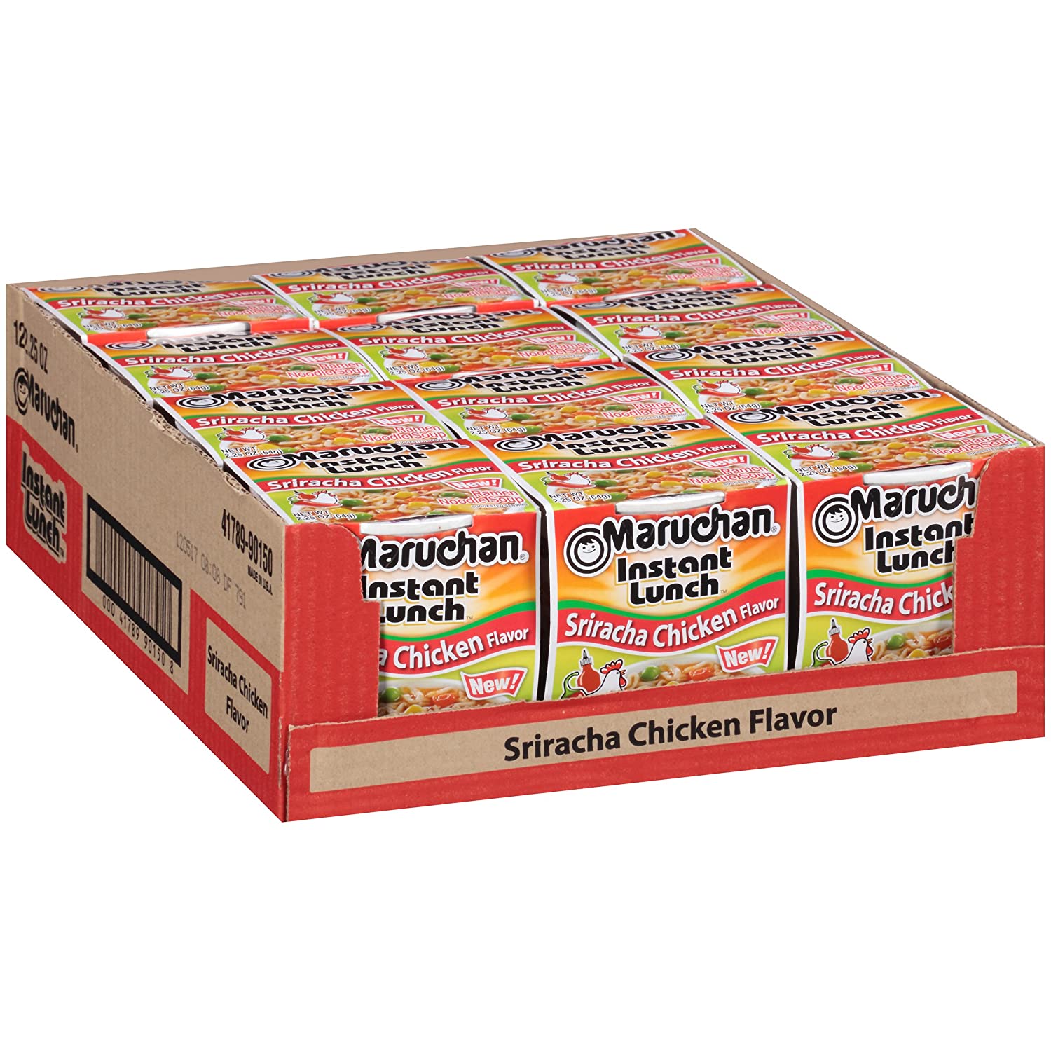 Maruchan Instant Lunch Sriracha Chicken, 2.25 oz (Pack of 12) $4.44
