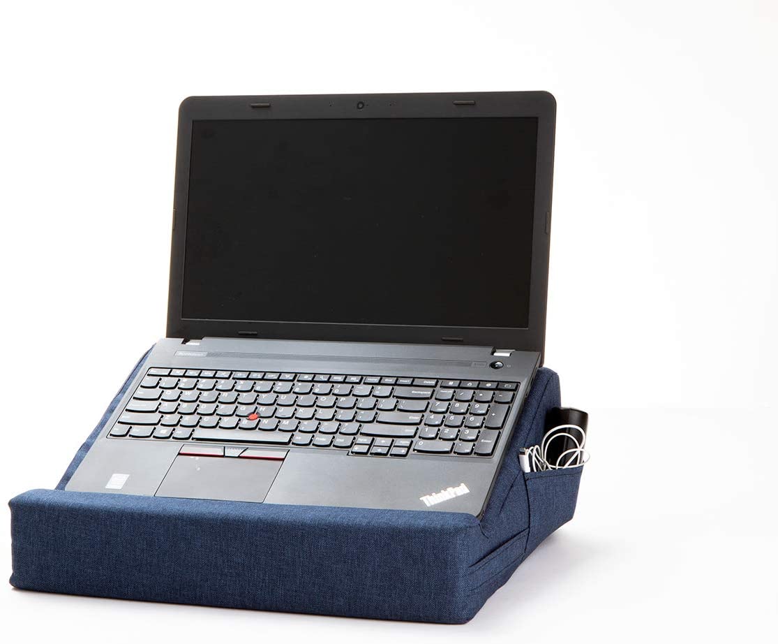 Mind Reader LAPCUSH-Gry Portable Top Desk, Lap, Optimal Viewing Angle ...