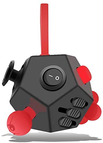 Fidget Dodecagon –12 Side Fidget Toy Cube Relieves Stress and Anxiety ...