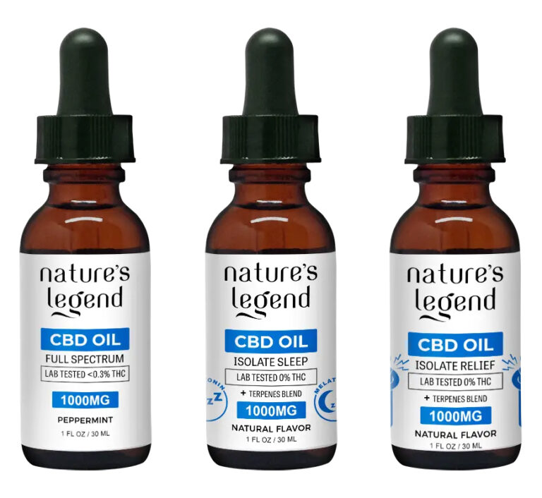 Saturday Freebies - Free Nature’s Legend CBD Oil Sample