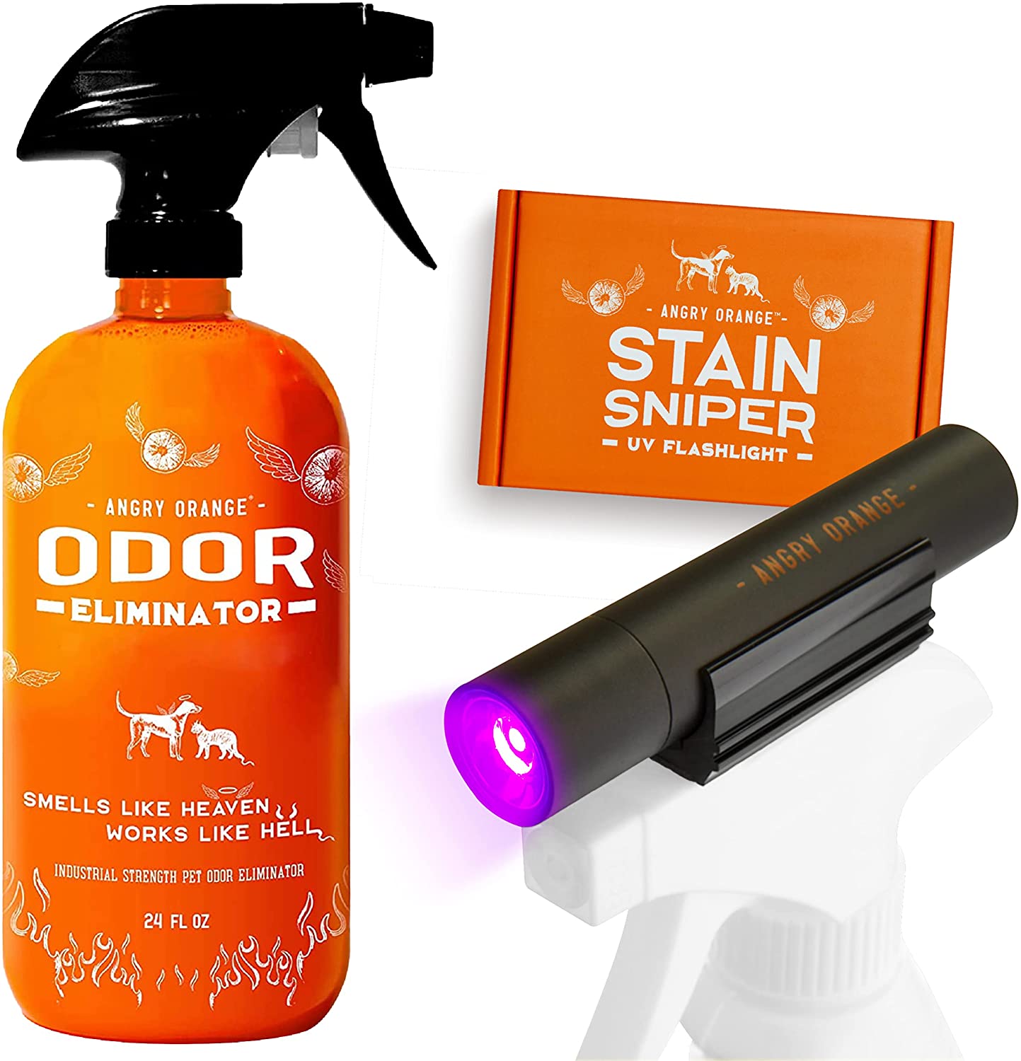 Save on Angry Orange Citrus Pet Odor Eliminator