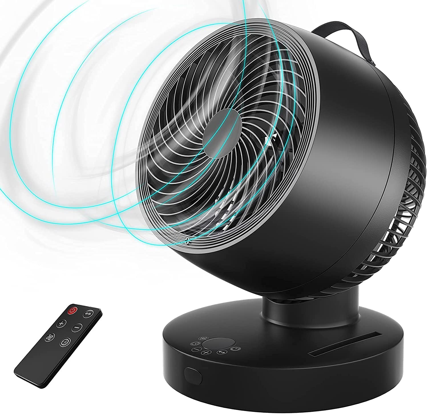 Air Circulator Fan, Blade 8", 6 Speeds 4 Wind Modes, Horizontal ...