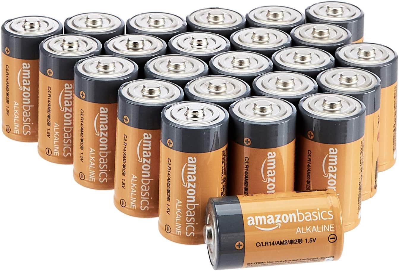 Amazon Basics 24 Pack C Cell All-Purpose Alkaline Batteries Only $7.80