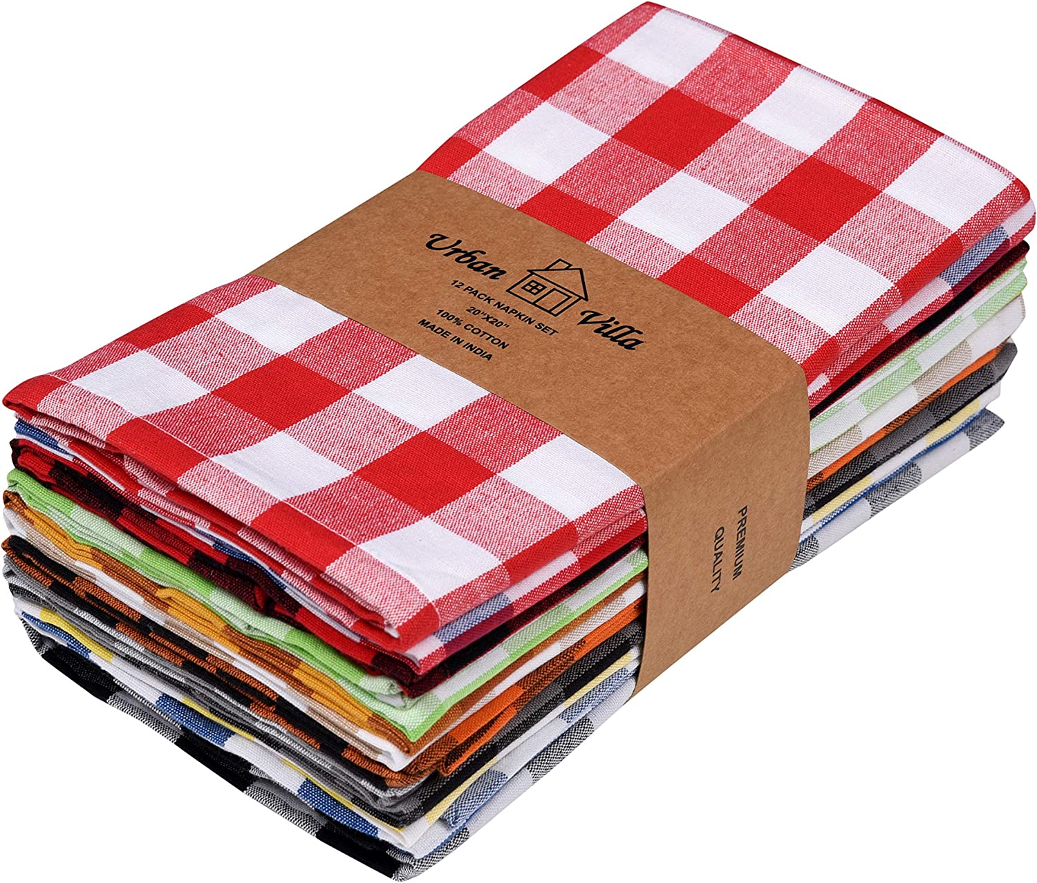 Save on Urban Villa Kitchen Towels and Dinner Napkins [100% Cotton]