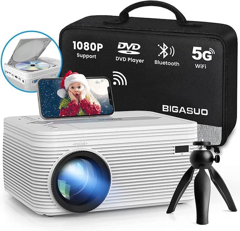 Save on BIGASUO HD Bluetooth Projector