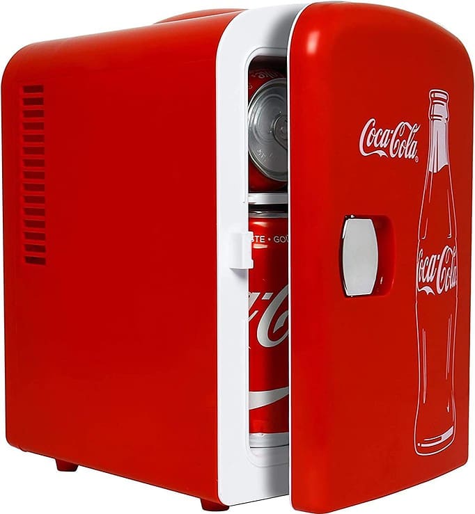 Coca-Cola Classic Coke Bottle 4L Mini Fridge Only $24.88