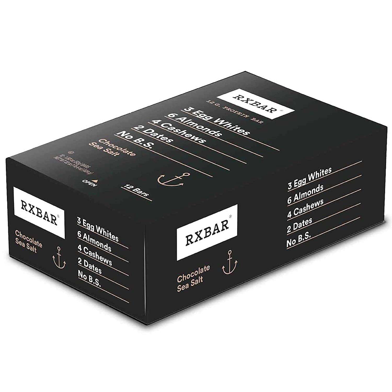 RXBAR Protein Bars, Chocolate Sea Salt, 22oz Box (12 Bars) Only $13.21