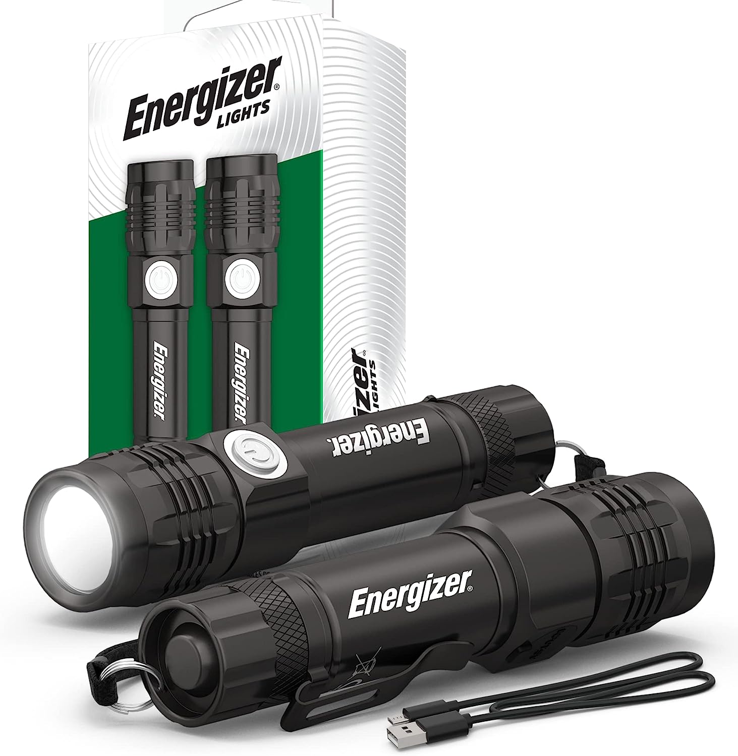 Energizer Rechargeable LED Flashlight (2 Pack) Only $15.45