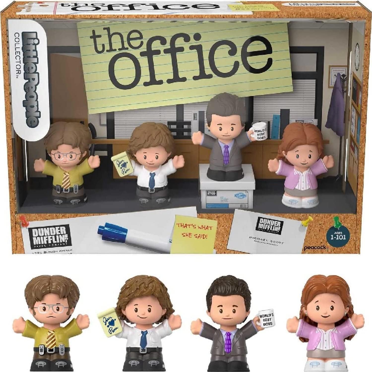 Fisher-Price Little People Collector The Office Figure Set Only $10