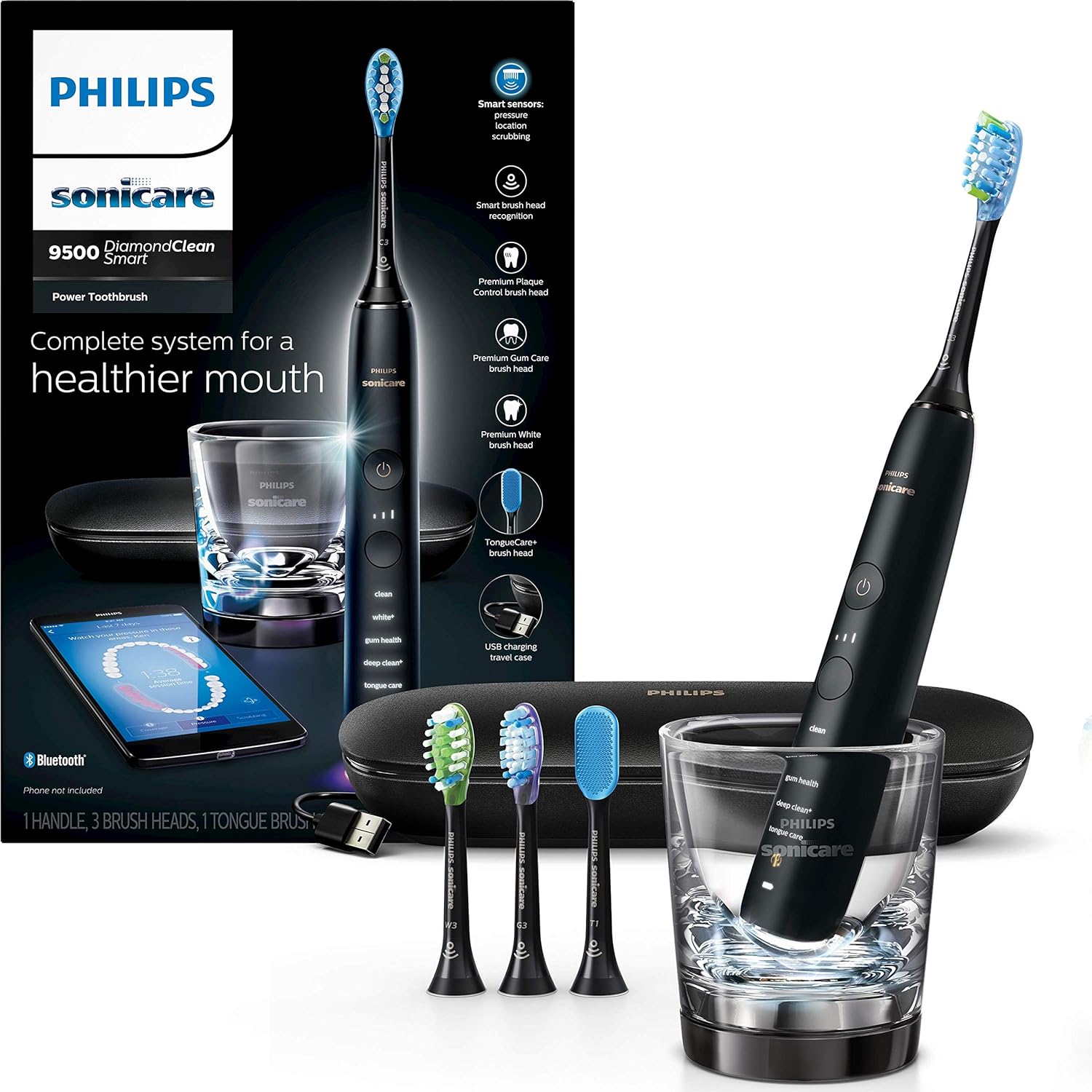 Philips Sonicare DiamondClean Smart 9500 Electric Toothbrush Only $169.96