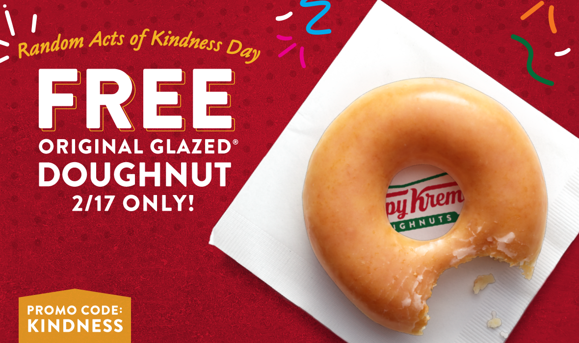 Saturday Freebies - Free Doughnut at Krispy Kreme