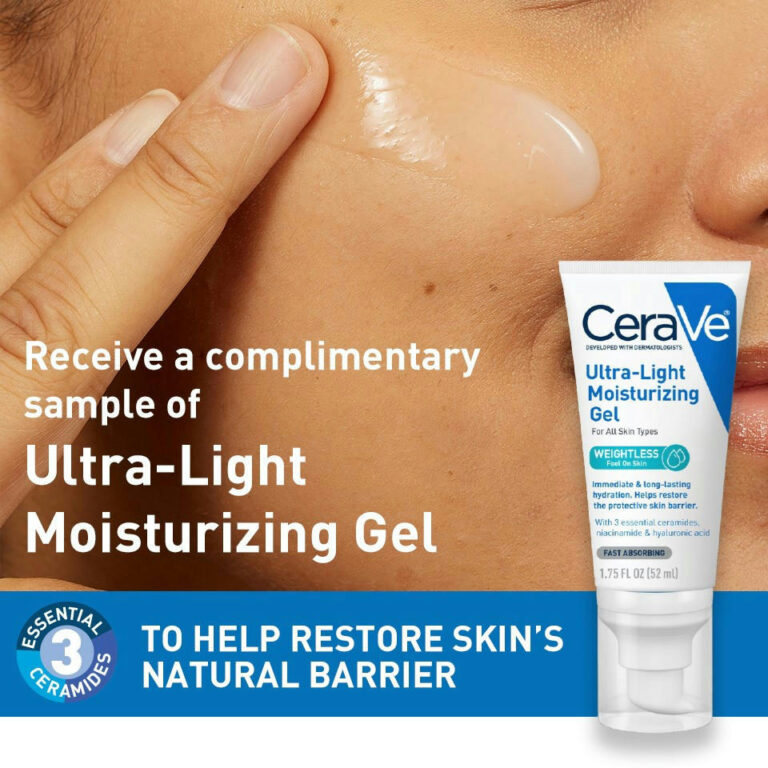 Saturday Freebies - Free CeraVe Ultra-Light Moisturizing Gel Sample