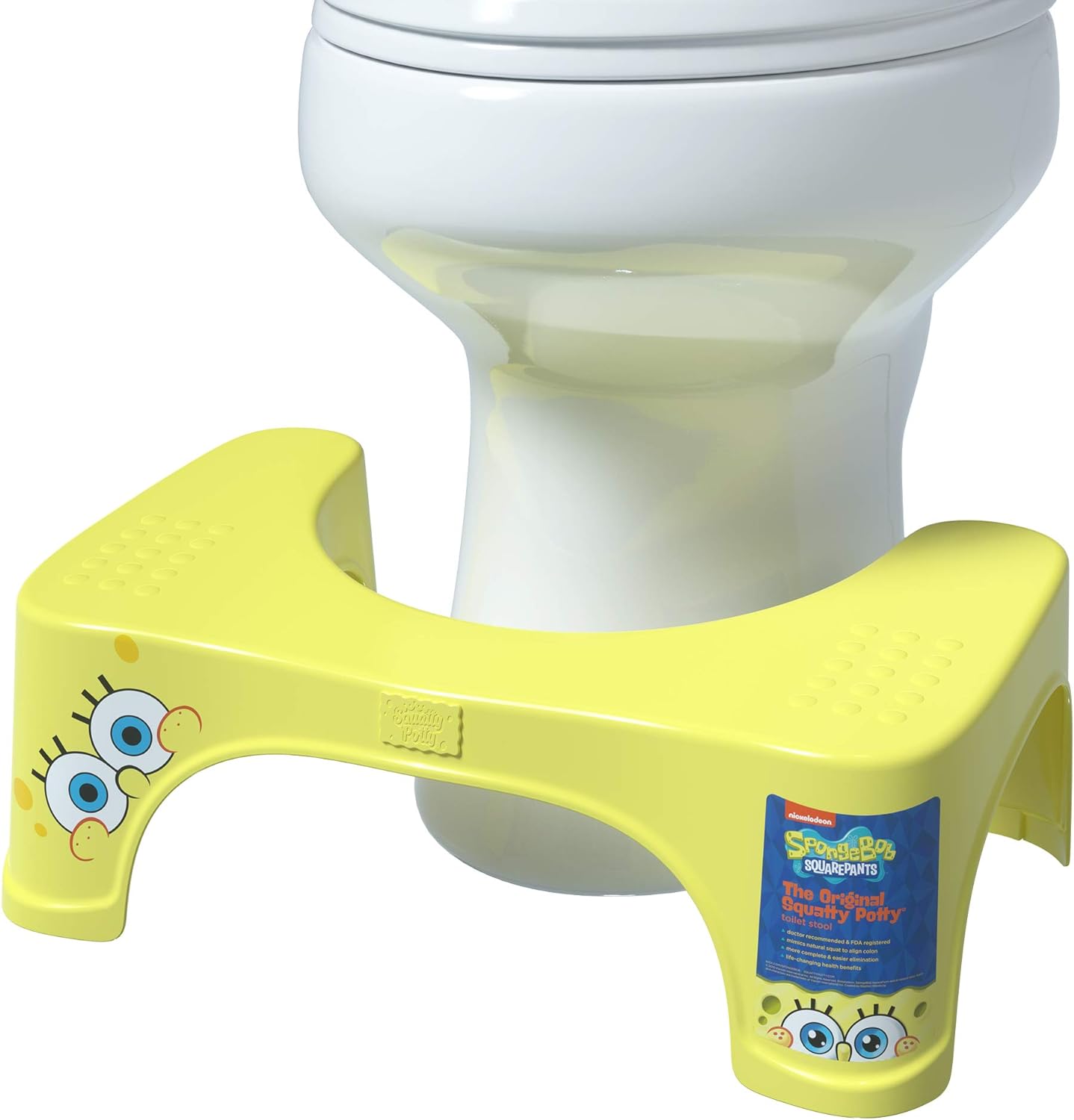 Squatty Potty Spongebob Squarepants Toilet Stool, 7" Only $22.79