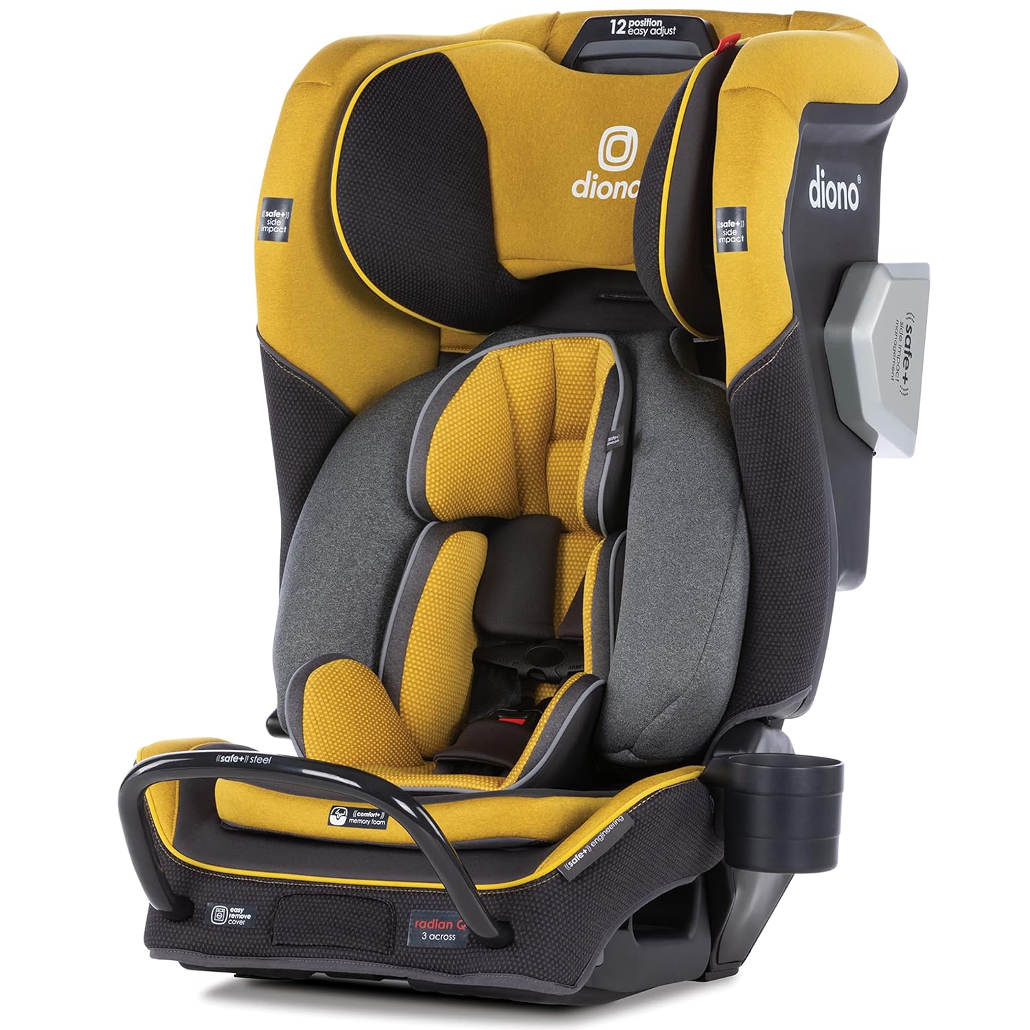 Diono Radian 3QXT 4-in-1 Rear and Forward Facing Convertible Car Seat ...