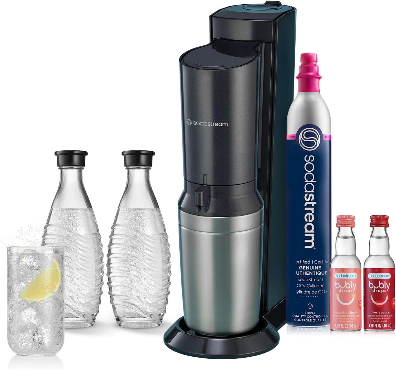 SodaStream Aqua Fizz Sparkling Water Maker Bundle (Black) Only $142.58