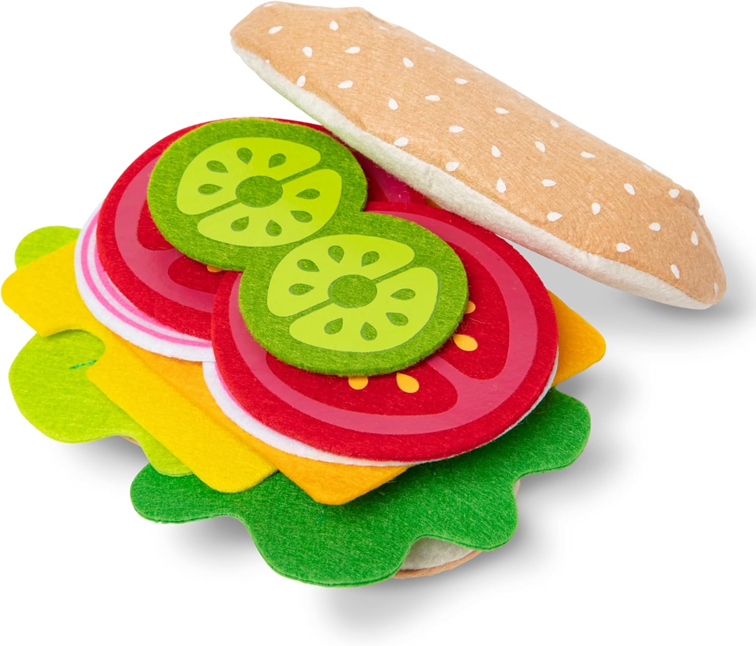 Melissa & Doug Felt Food Sandwich Play Food Set (33 pcs) Only $10.10