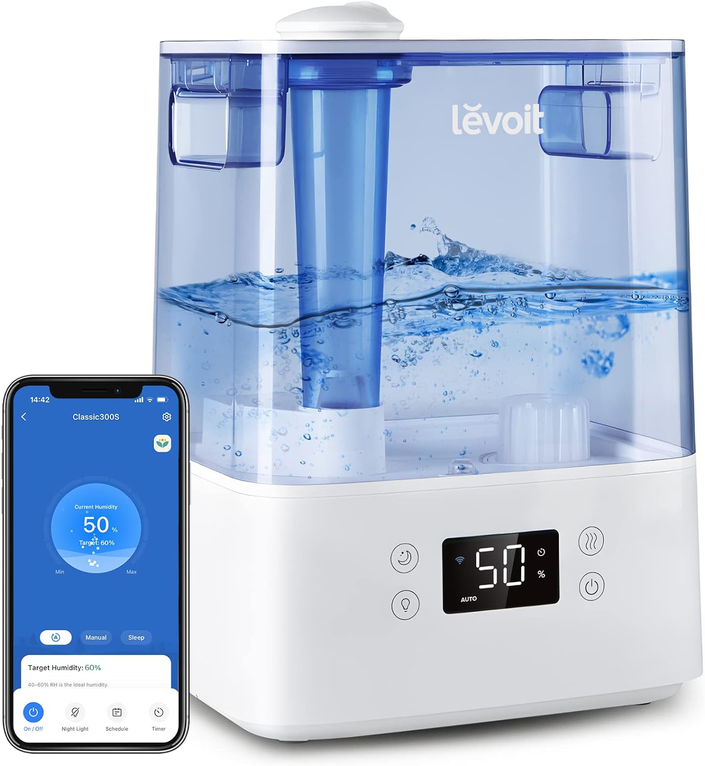 LEVOIT Classic 300S Ultrasonic Smart Humidifier Only $59.99