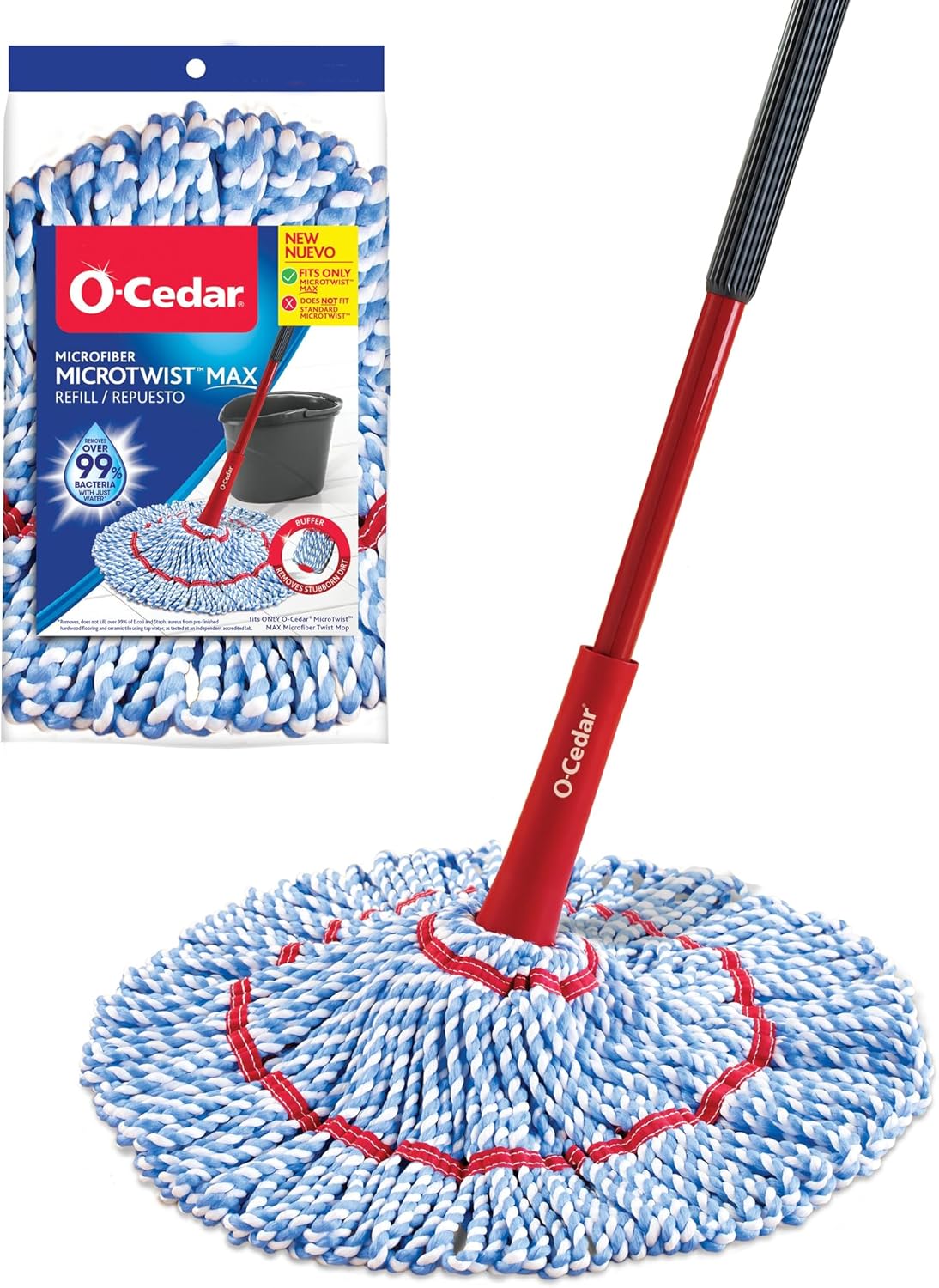 O-Cedar MicroTwist MAX Microfiber Twist Mop with 1 Extra Refill Only $13.98
