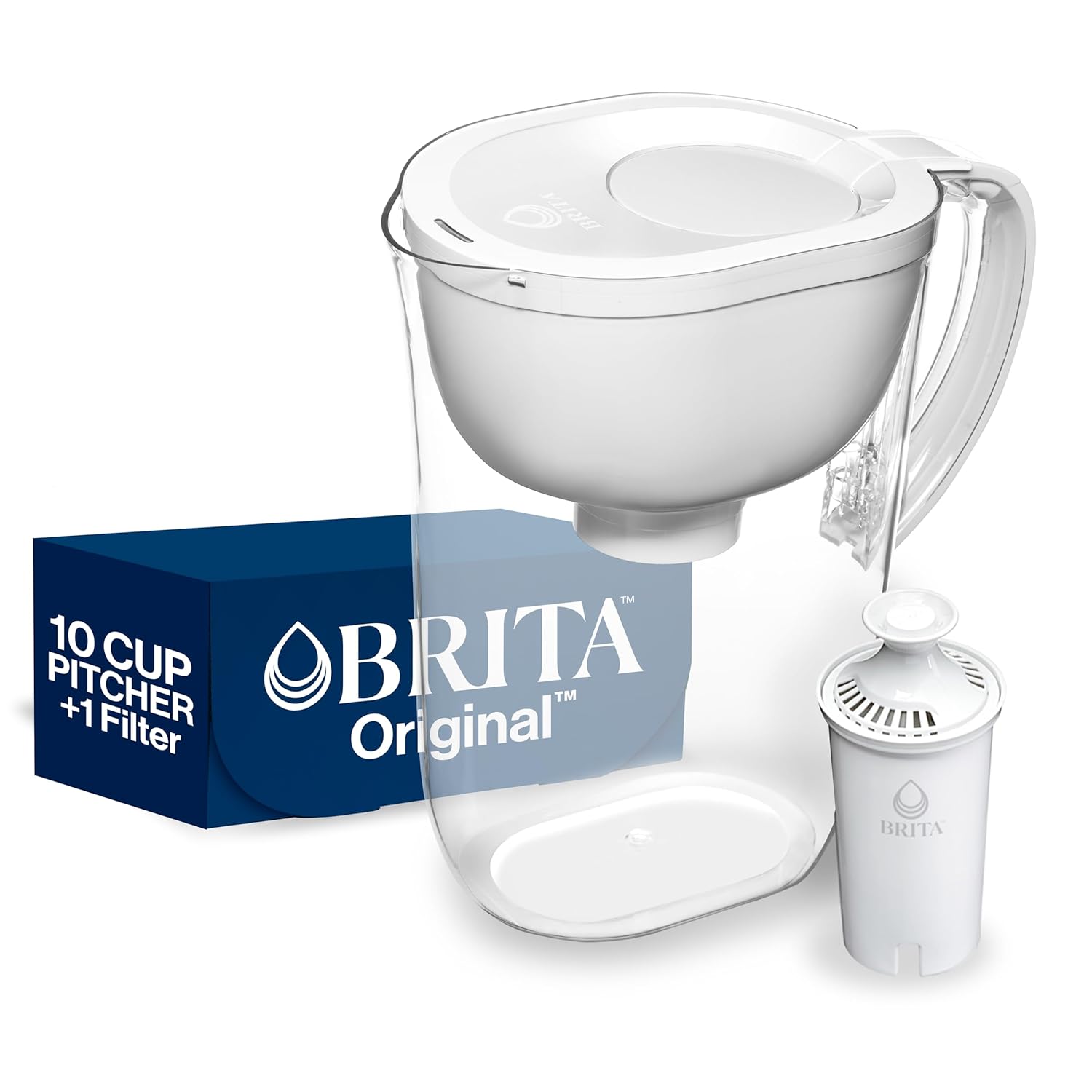 Brita Large Water Filter Pitcher, 10 Cup Capacity Only $23.49
